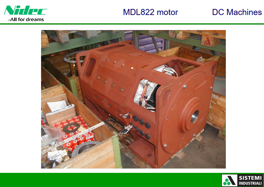 Động Cơ DC Nidec Ansaldo MDL 822: "Siêu Chiến Binh" Lõi Lá Thép Cho ...